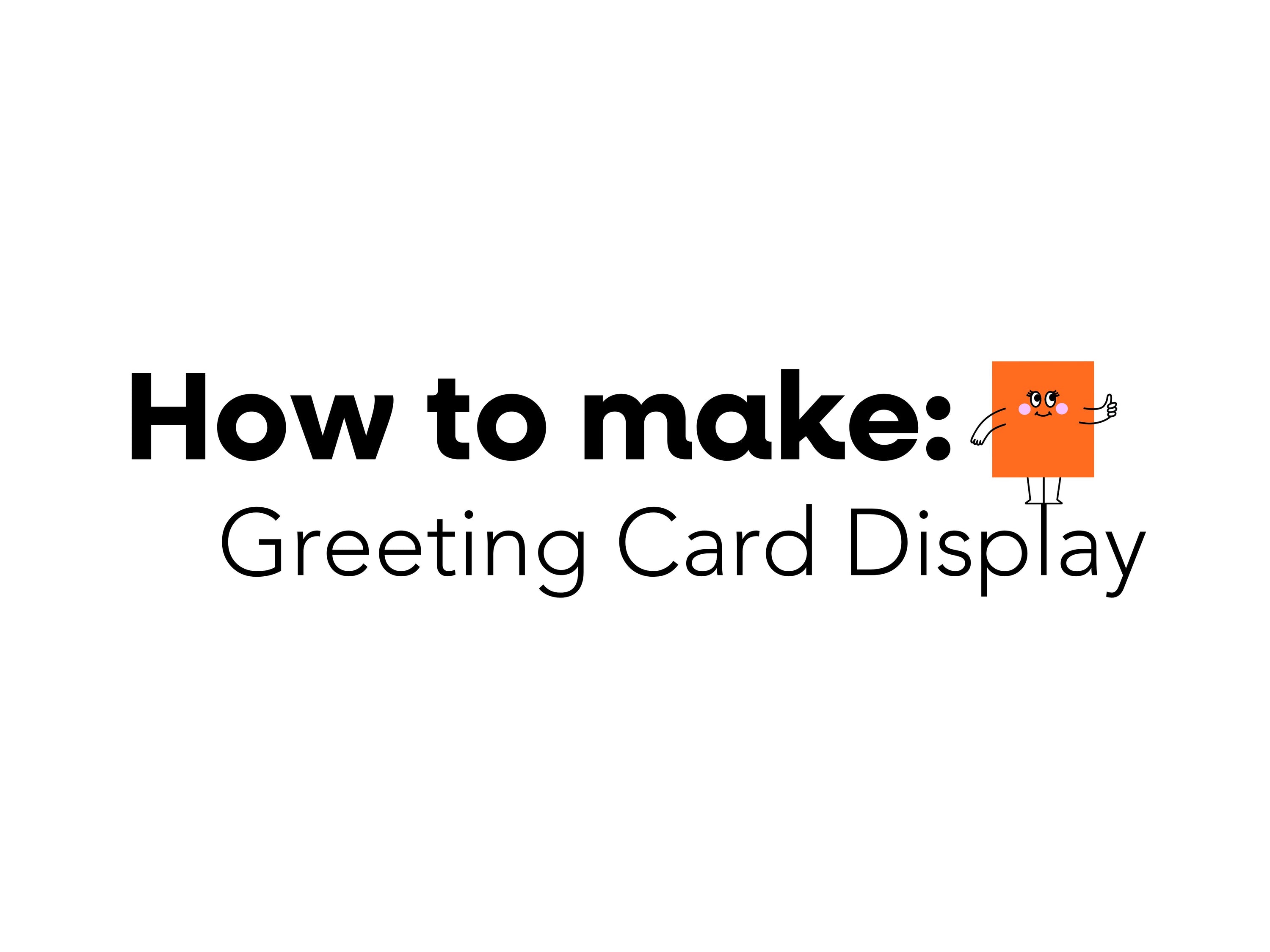 DIY Greeting Card Display – Simply Happy Paper