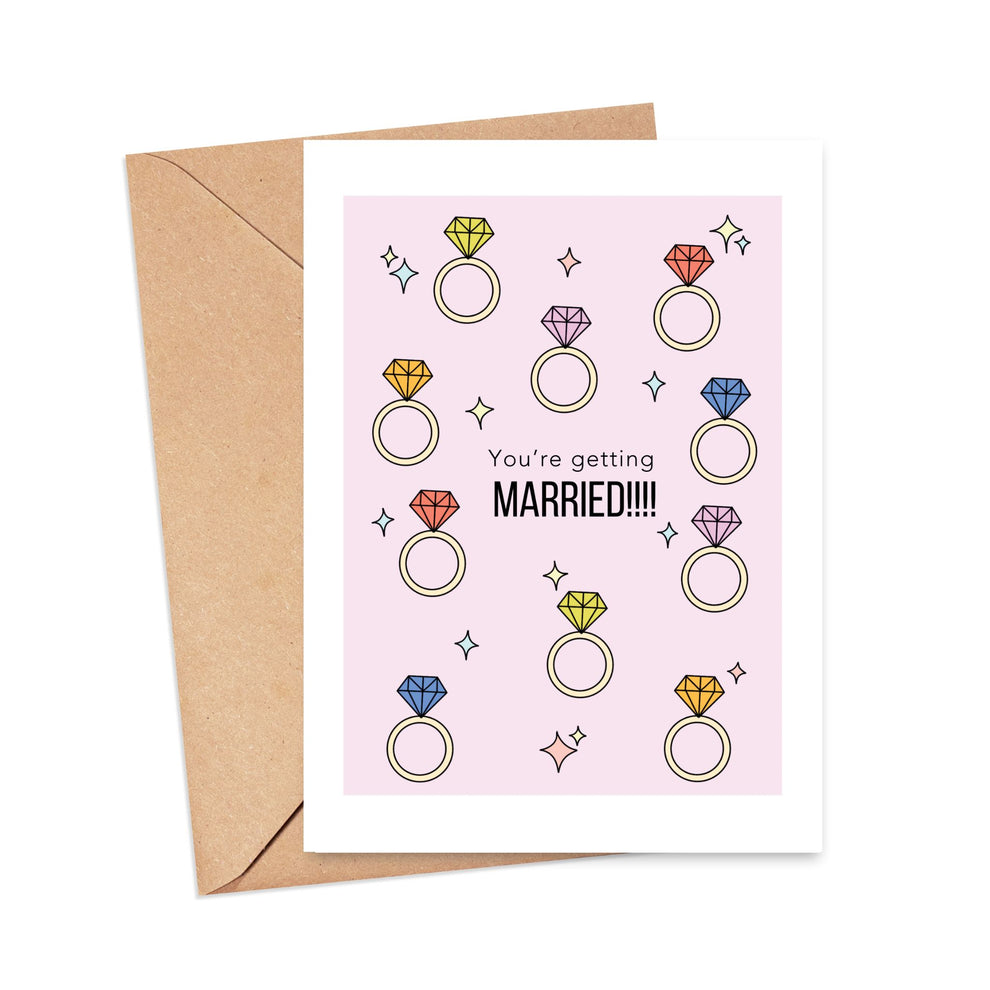 You're Getting Married!!! Card – Simply Happy Paper